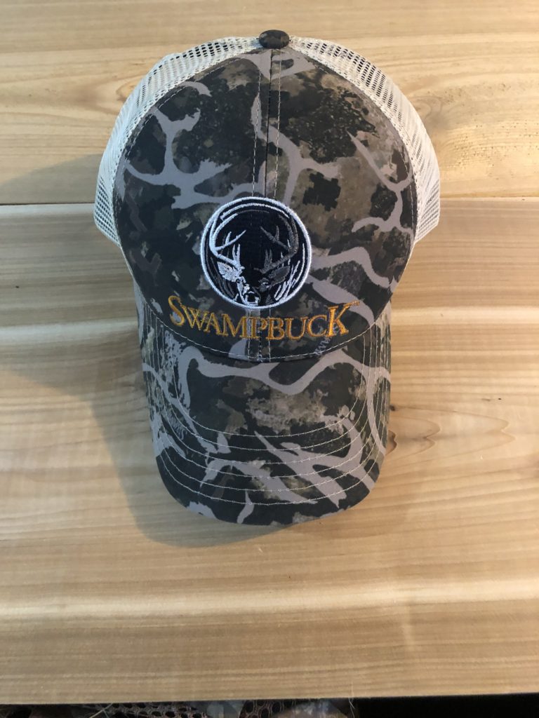 Green Camo Logo Trucker Hat – Swamp Buck Camo