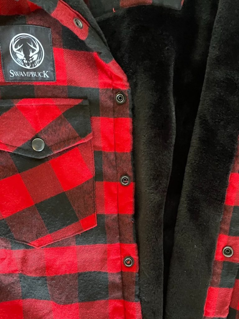 RED/BLACK Flannel shirt/jacket with Sherpa Lining! – Swamp Buck Camo