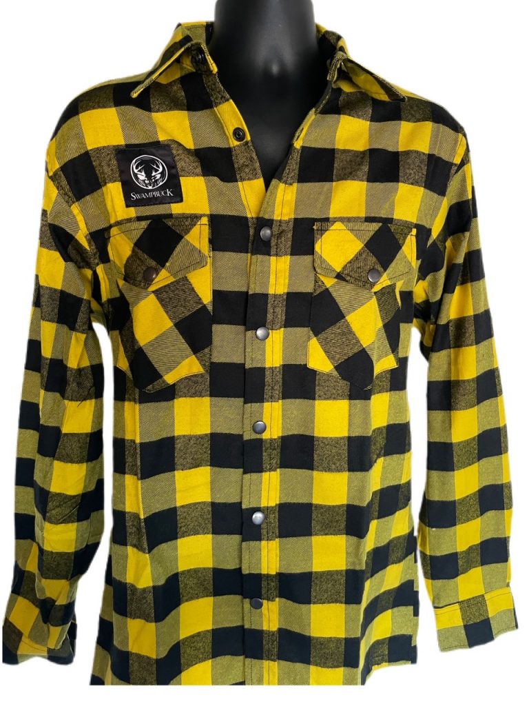 Yellow/Black Flannel shirt! – Swamp Buck Camo